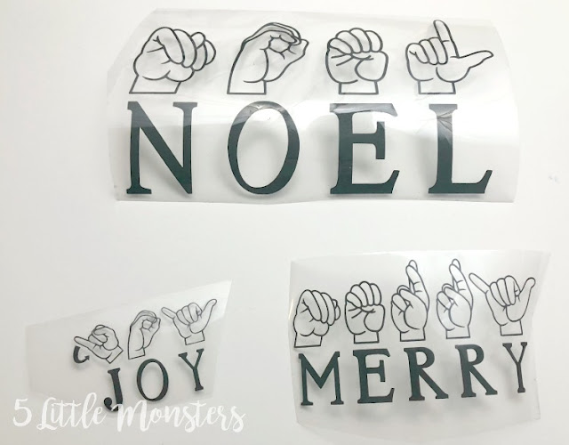 5 Little Monsters: ASL Christmas Crafts