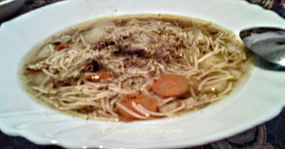 U kuvanju masta pravi svasta: JUNECA SUPA & BEEF SOUP