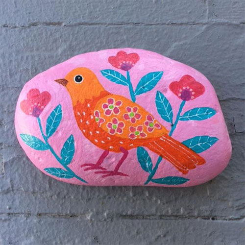 My Owl Barn: Hand-Painted Rocks With Simple Illustrations