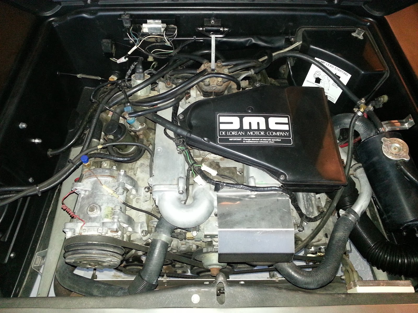 My DeLorean Blog: Engine bay restoration progress