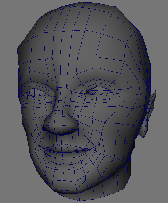 Jared Jeffries: Head Modeling Base Mesh