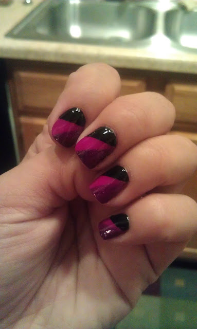 Gnarly Nails: Patchwork nails!