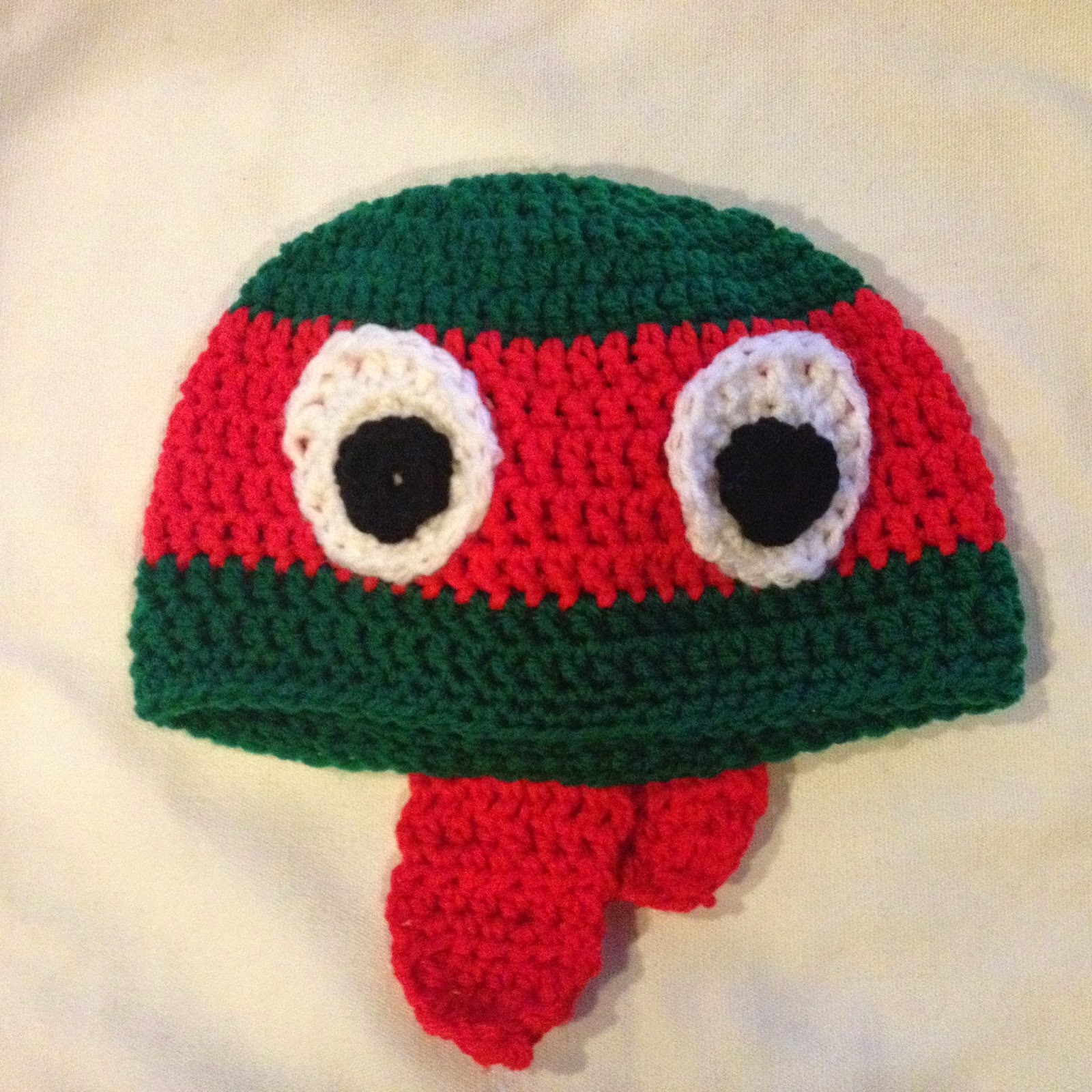 My CRAZY Yarn Obsession: Ninja Turtle Hat Pattern