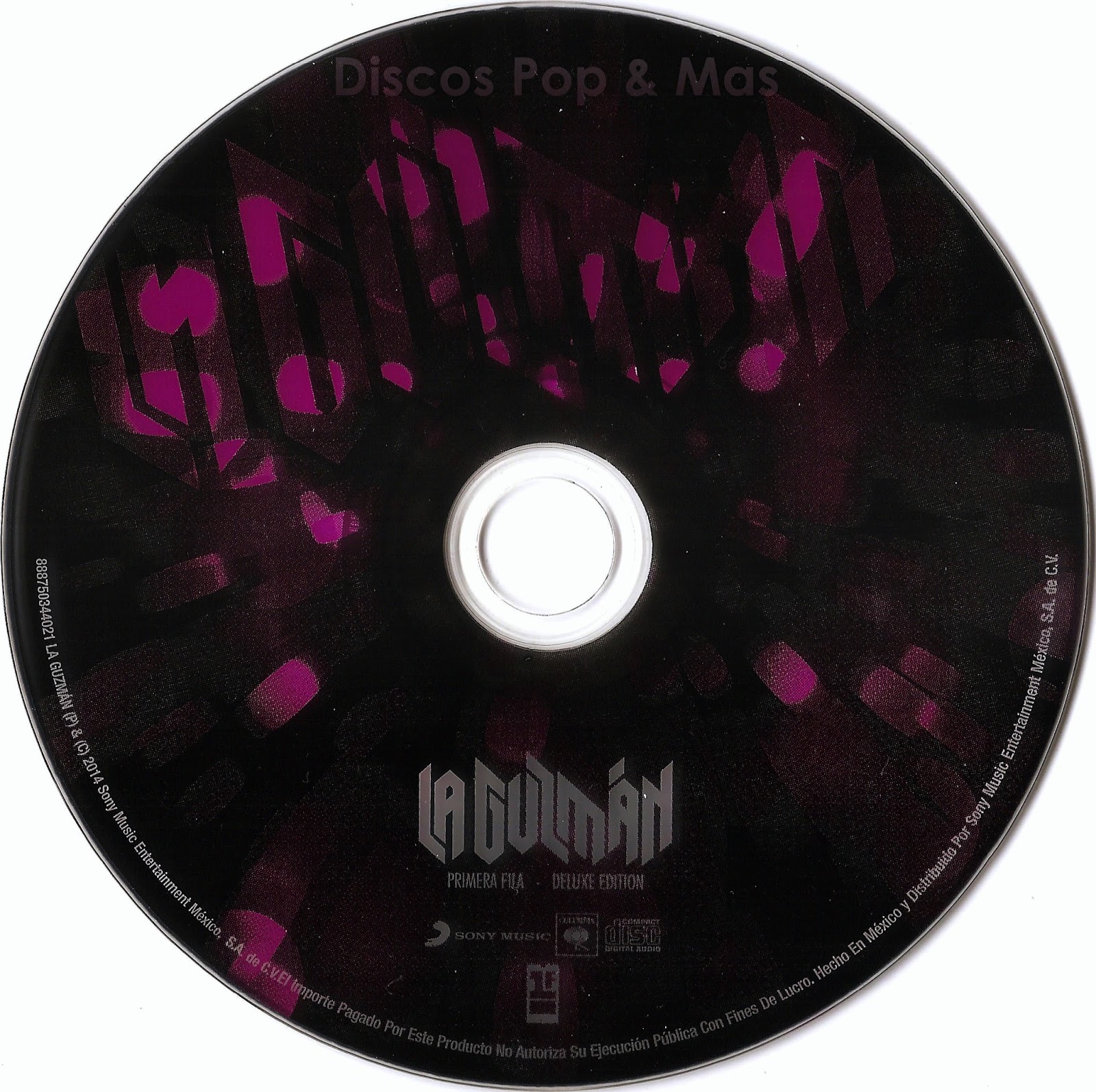 Discos Pop & Mas: Alejandra Guzman - La Guzman: Primera Fila (Deluxe)