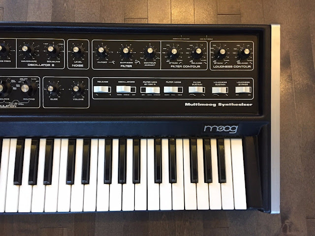 MATRIXSYNTH: 1970s Moog Multimoog Analog Synthesizer SN 1999