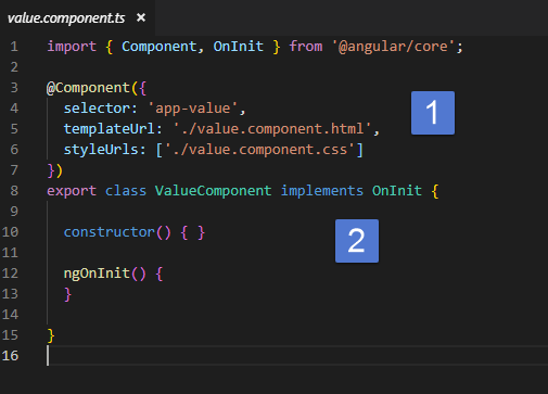 Angular: Tạo mới một component
