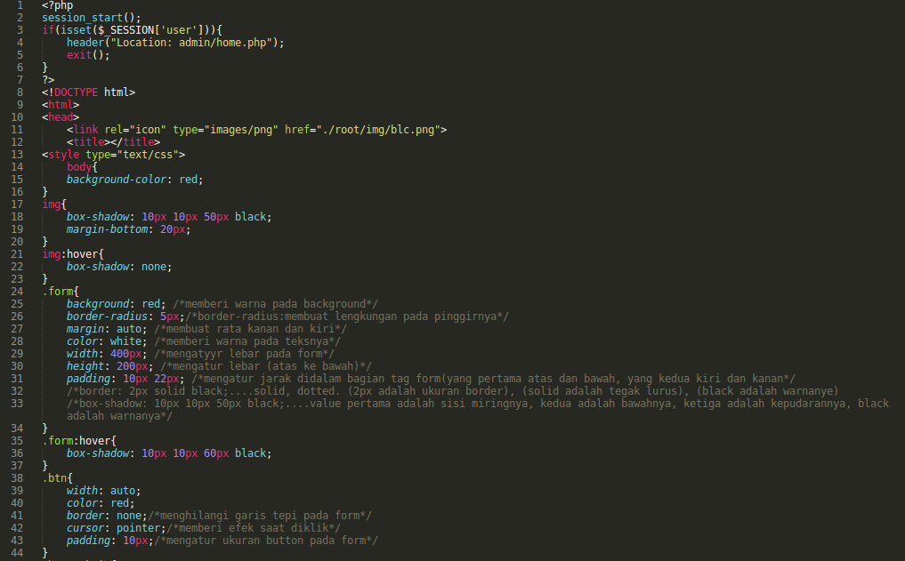 Membuat Laman Login, Proses login, dan LogOut - CREATE-SCRIPT - ANGGA ...