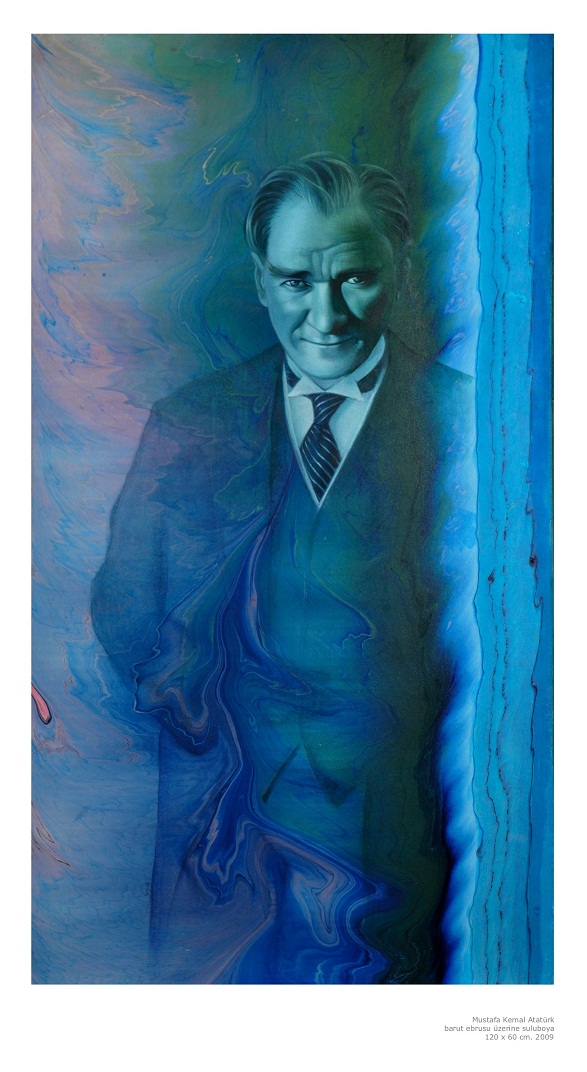 Garip AY: Painting on Ebru