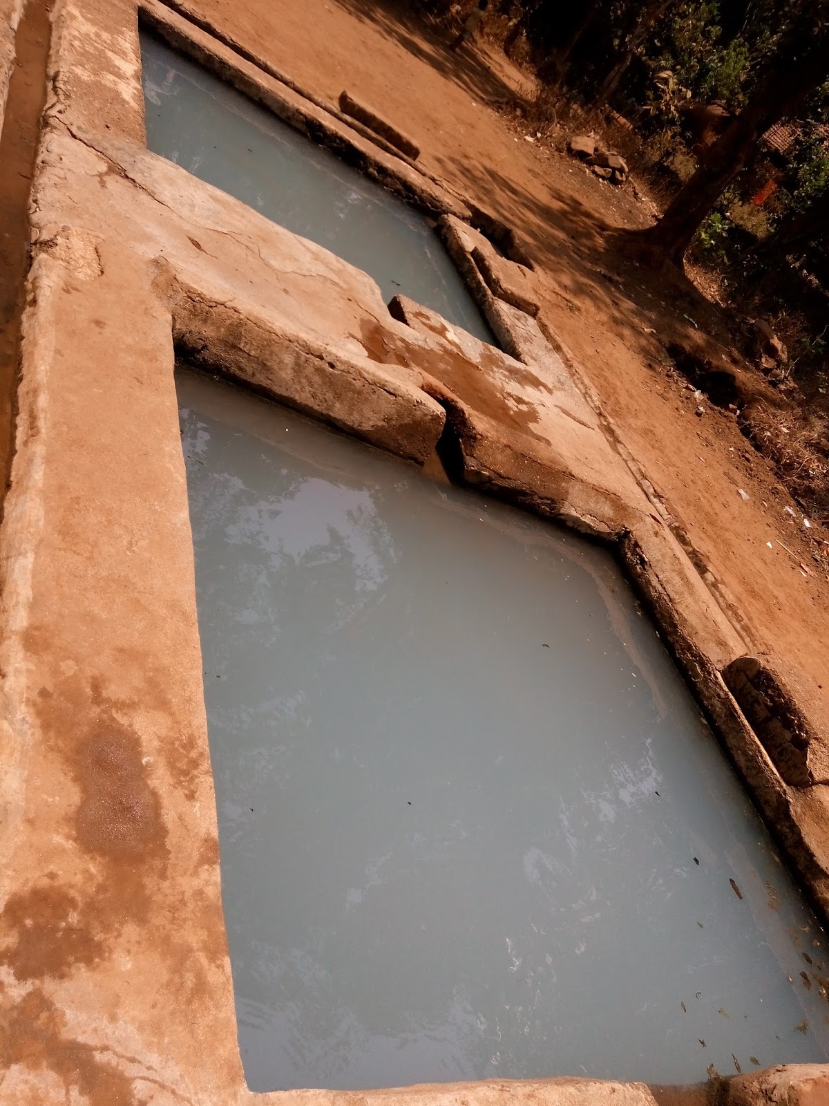 Sav Hot Water Springs across Savitri River on NH66 aka NH17 near Mahad ...