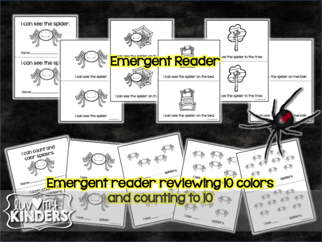 Luv My Kinders: Creepy, Crawly, Spiders!