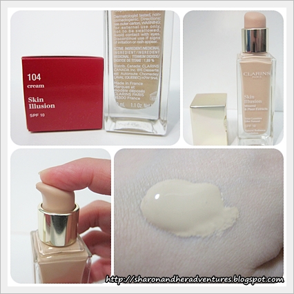 Sharon and her adventures...: Clarins Skin Illusion SPF 10 Natural ...