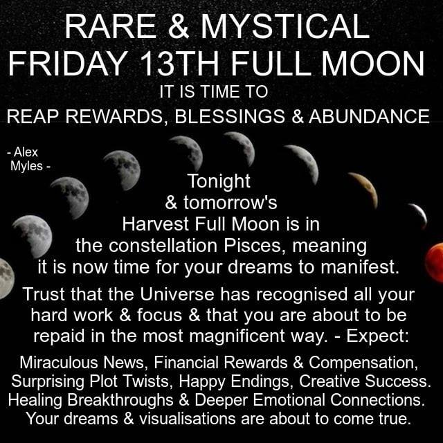 Beyond the Veil: Happy Full Moon - Friday 13th-14th September 2019