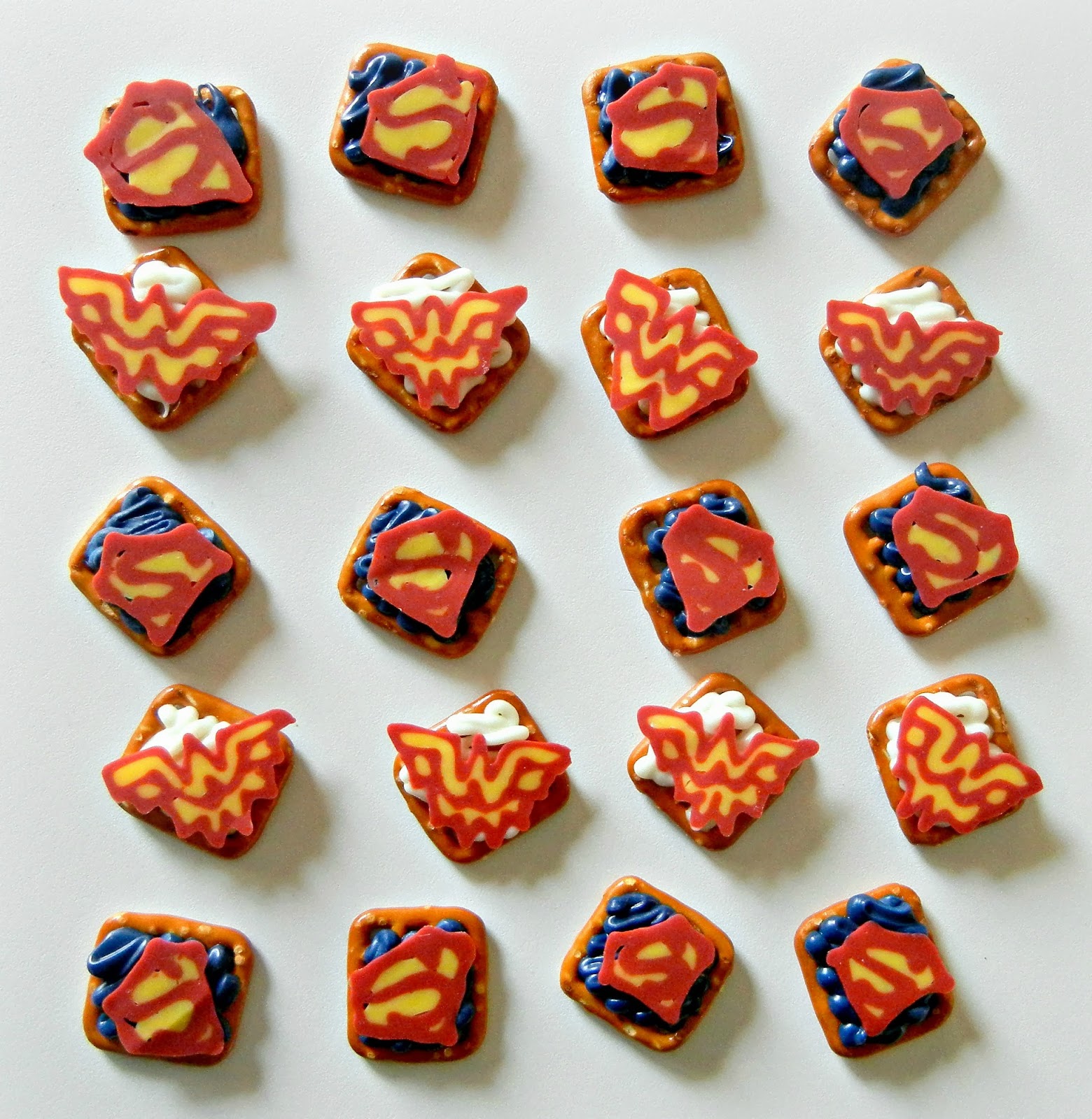 Sugar Swings! Serve Some: Super Hero Pretzel Snacks