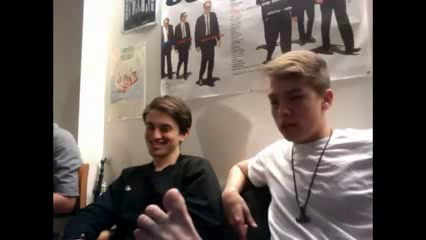 Male Celeb Screencaps: Dylan Sprouse Bare Feet In Cole's Not Funny Podcast