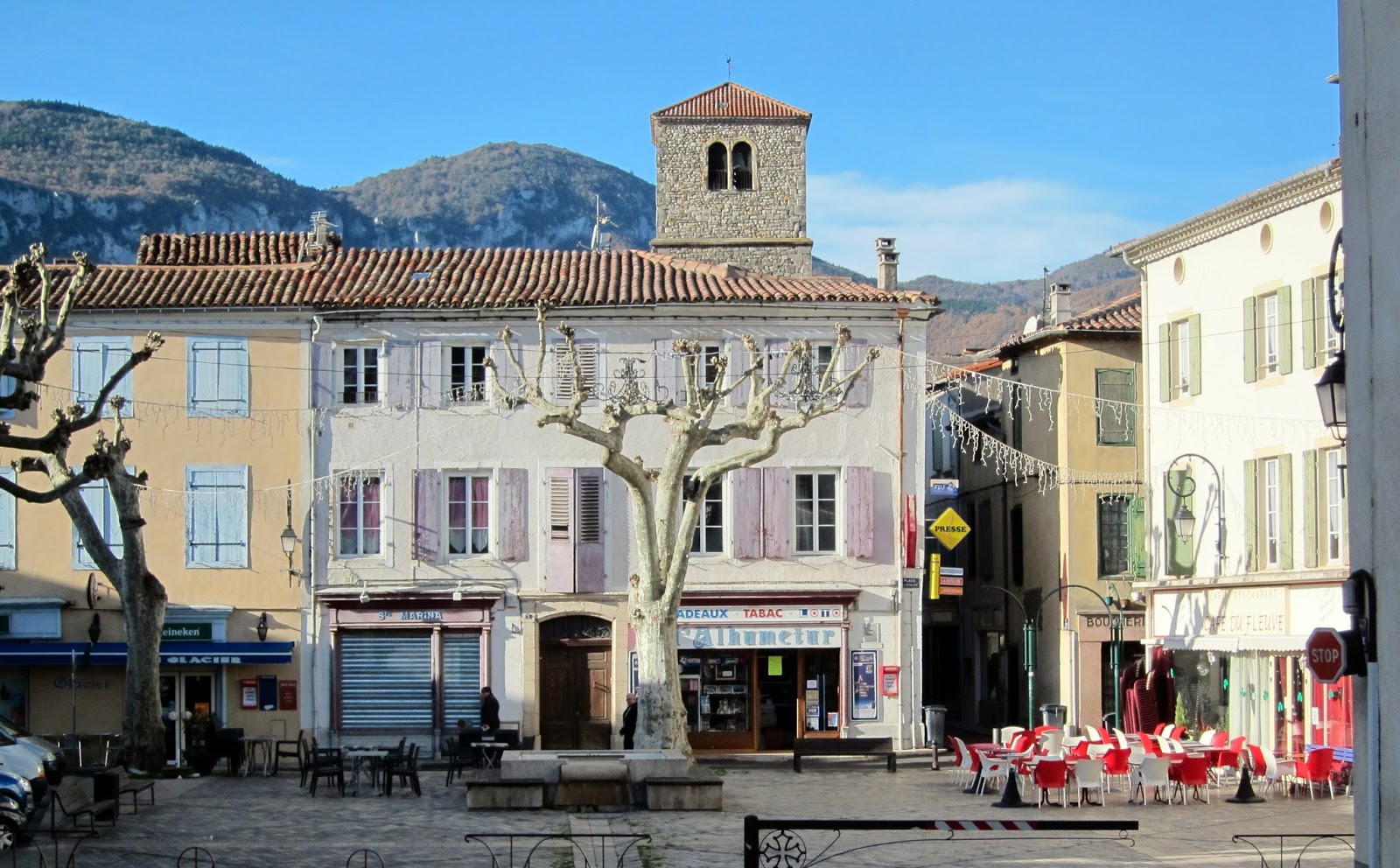 Sunny Day in Quillan, France