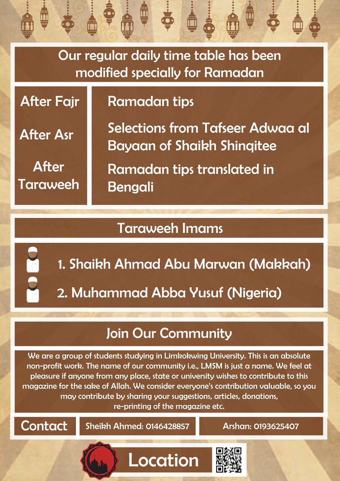 Crescent Magazine: Ramadan publish [1437 - 2016]