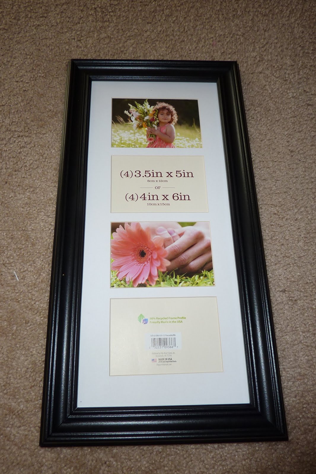 No time to be bored: Faux Etched Glass Framed Quote - Tutorial