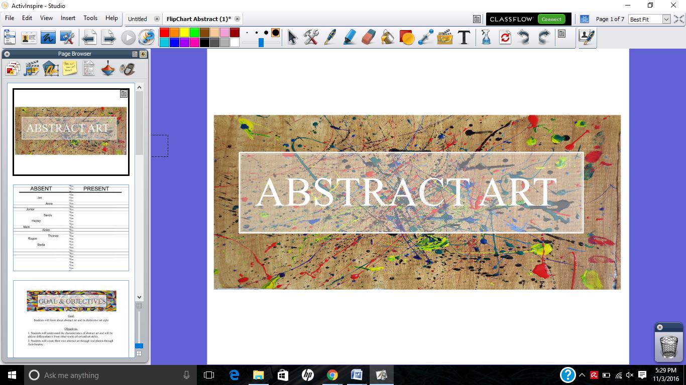 Stel Insights: Promethean Flipchart