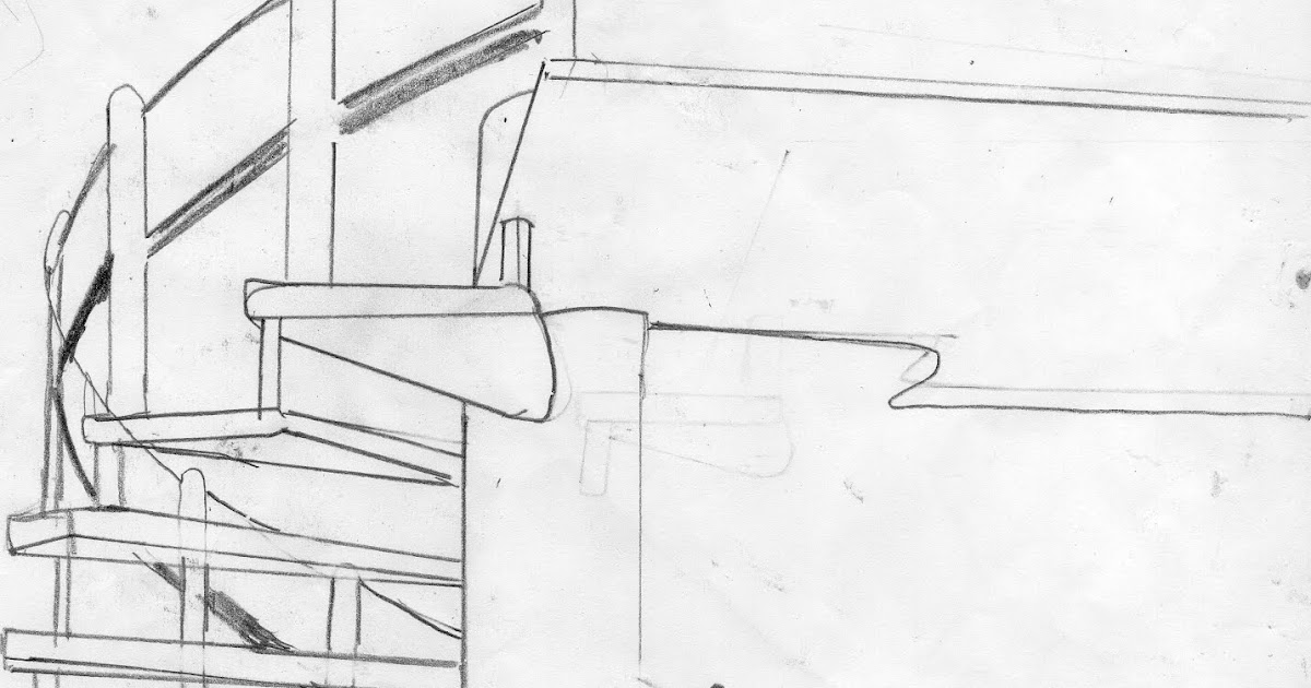 Brillantina diamond: Boceto de la escalera