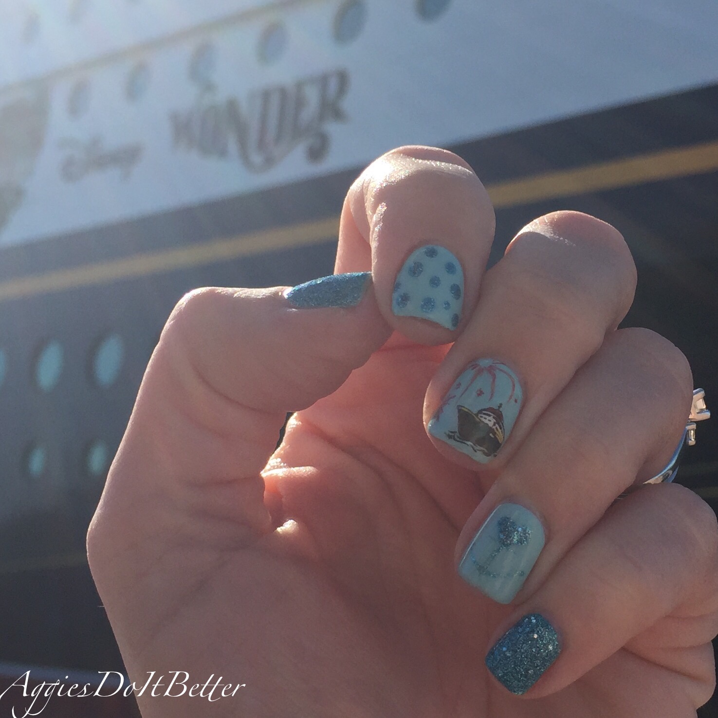 Aggies Do It Better: Disney Cruise Nails 2017