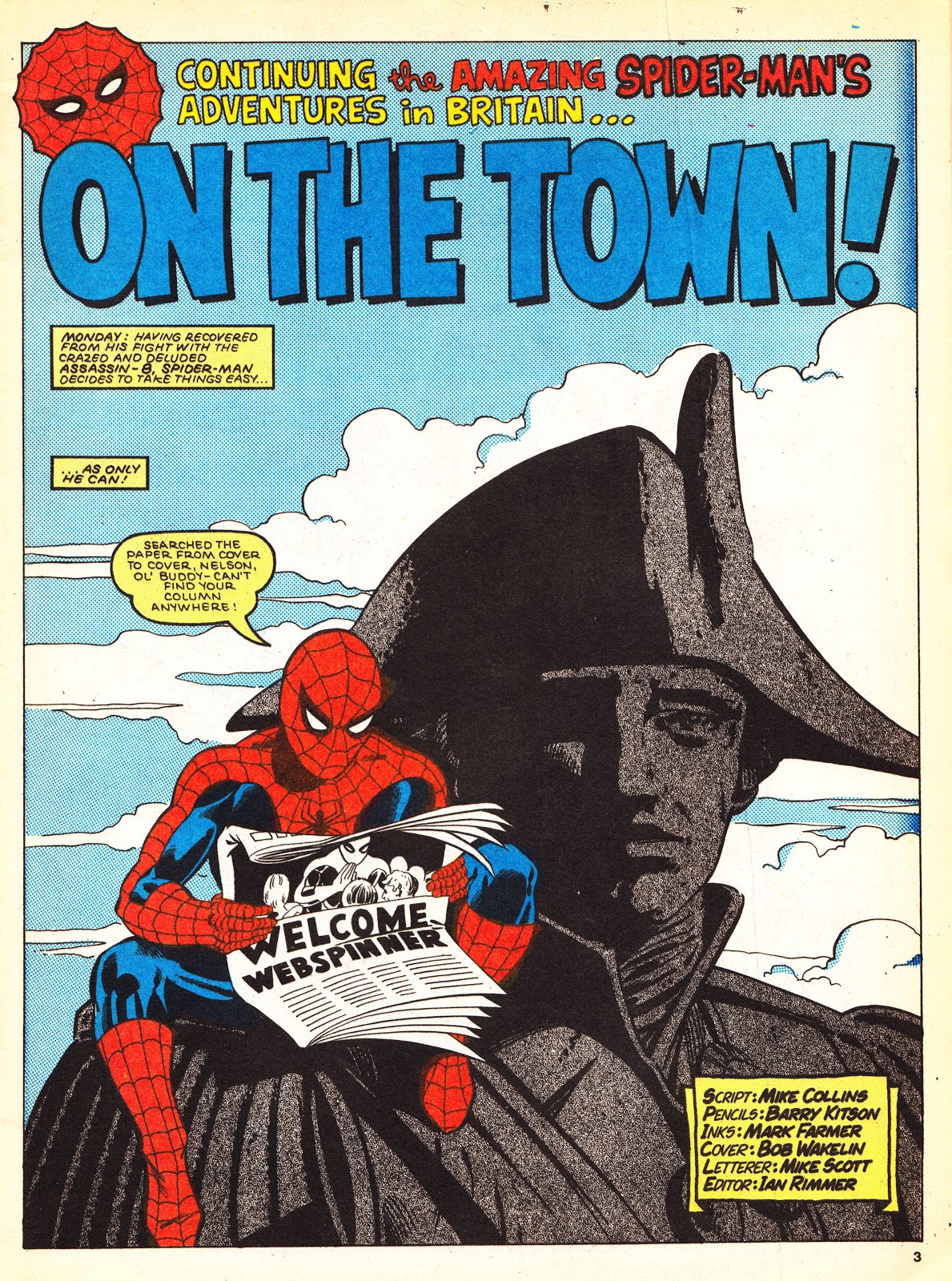 STARLOGGED - GEEK MEDIA AGAIN: 1984: SPIDER-MAN - LONDON CALLING ...