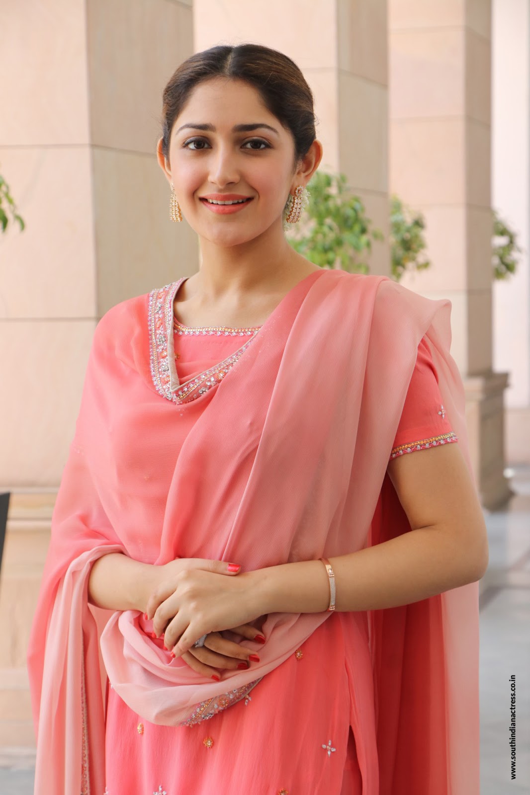 Sayyeshaa Saigal at Kadaikutty Singam Success Meet - South Indian Actress