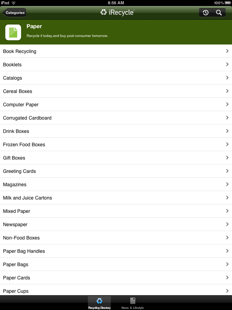Cumberland University Vise Library: App of the Month...iRecycle