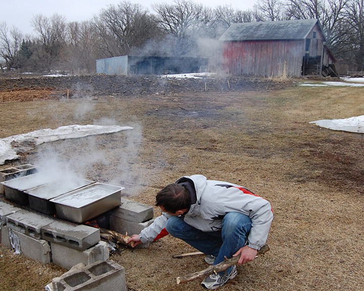Joyfully Becca: how to make maple syrup: step by step