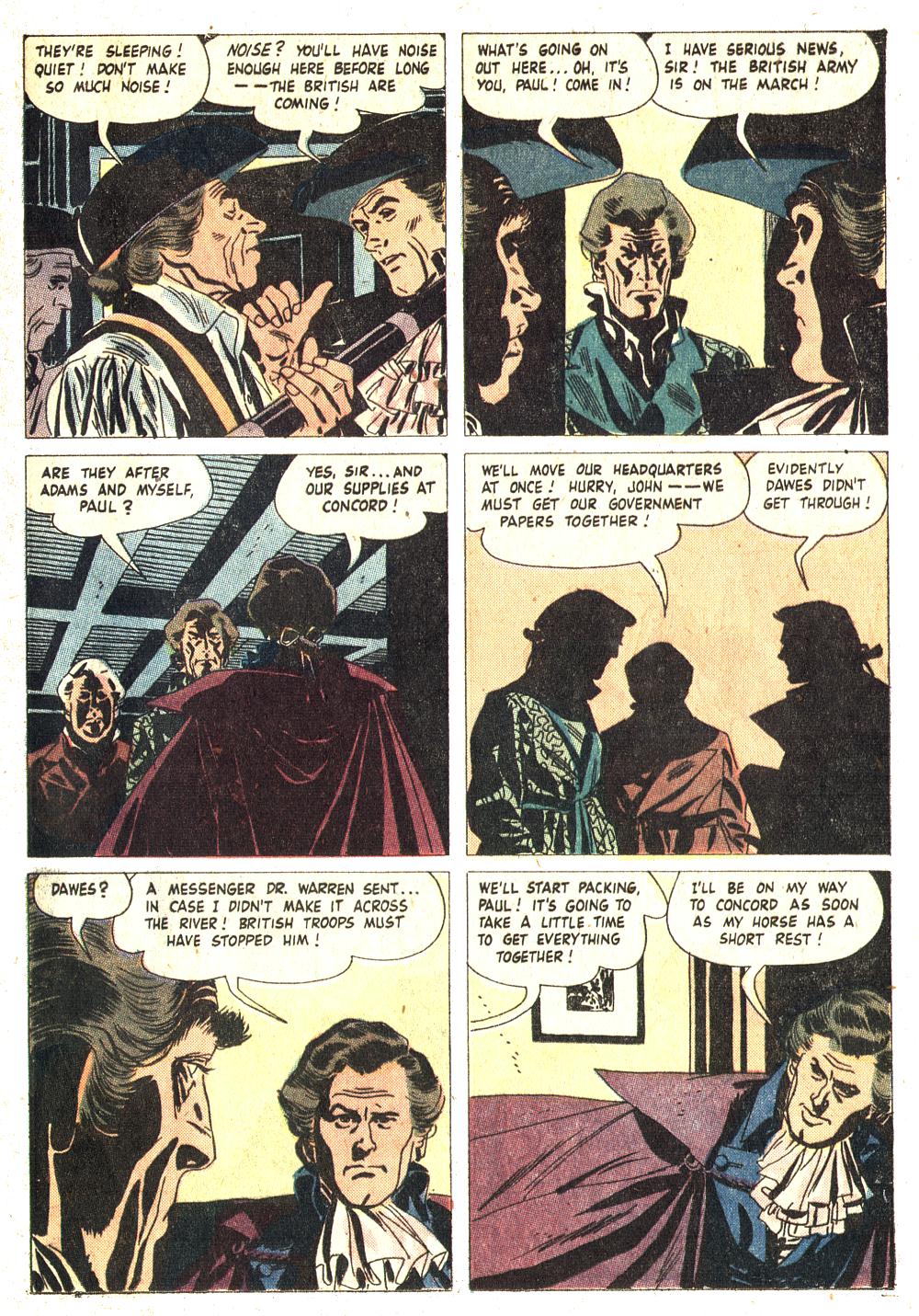 The ALEX TOTH archives: TOTH - FOUR COLOR COMICS 0822-Paul Revere's ...