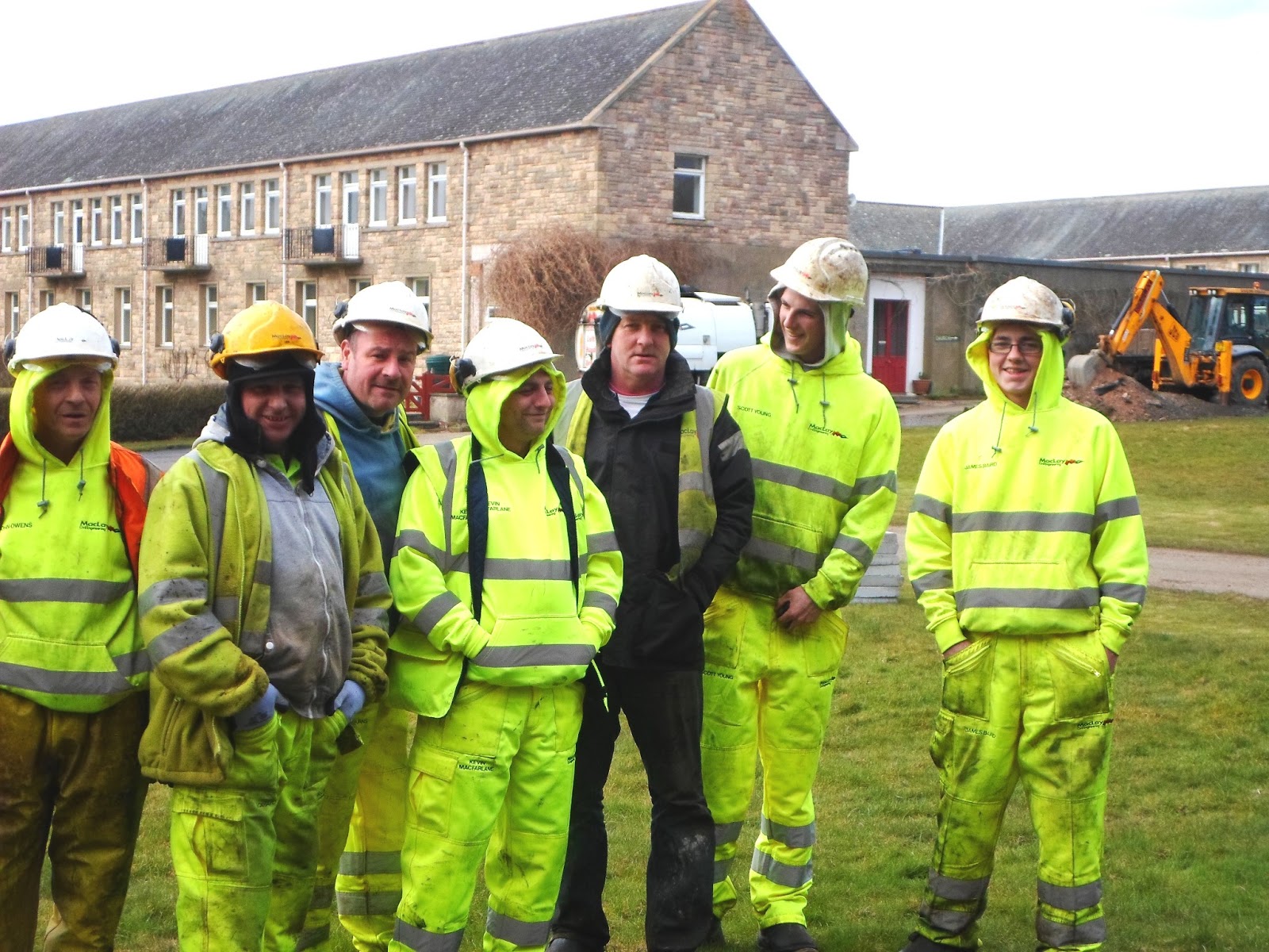 Dom Donald's Blog: Nunraw - MacLay(ing) monastery road