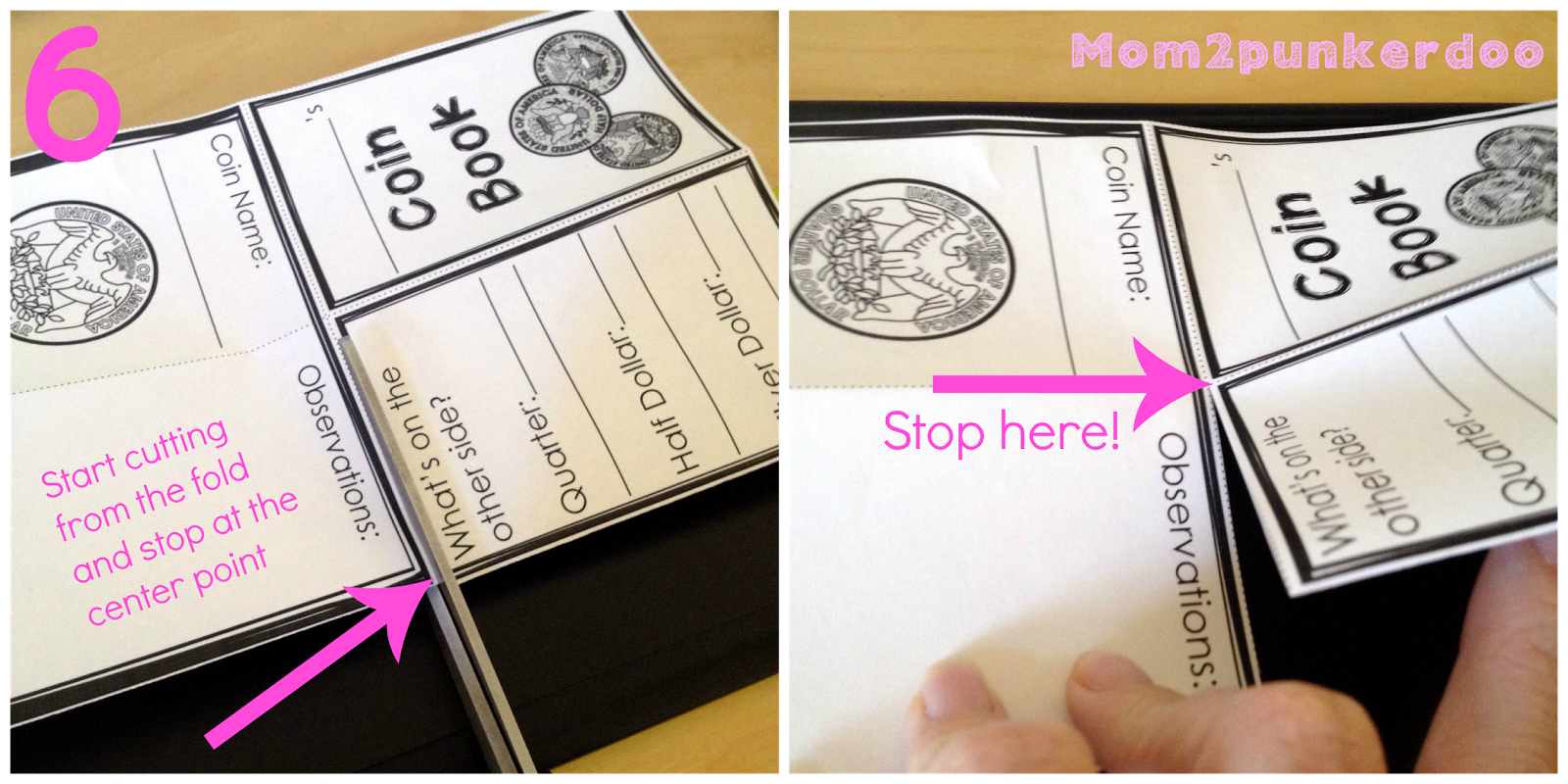 Mom2Punkerdoo: How To Fold A Mini Booklet