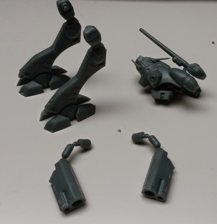 Plástico y Metal: Robotech: montando los pods Zentraedi