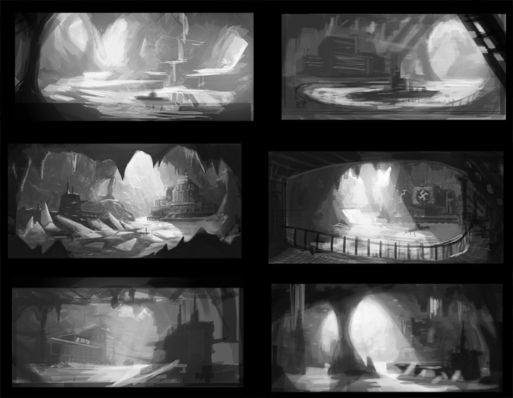 Anthony McKeown Illustration: Arctic Nazi Base