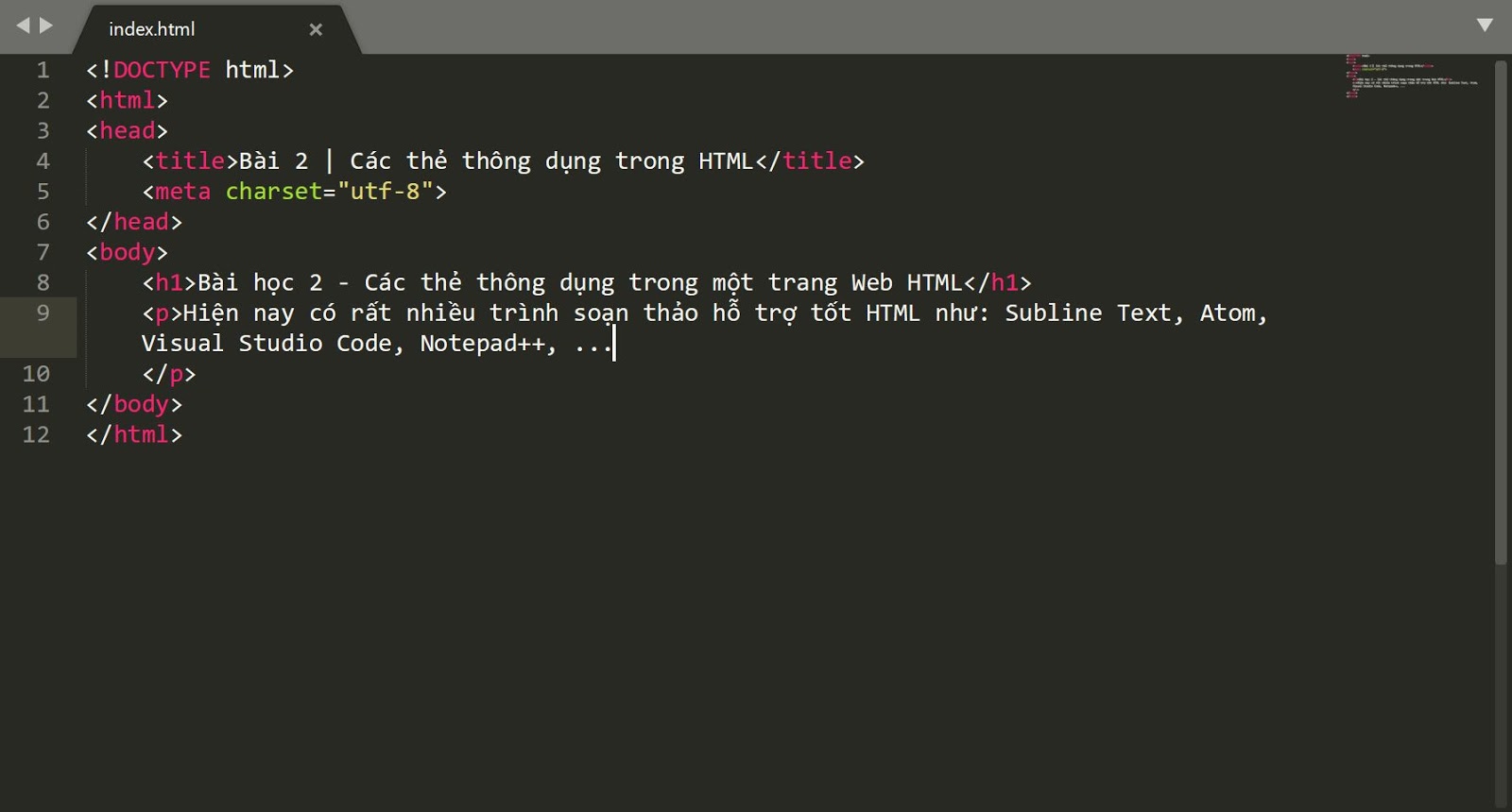 Các cặp thẻ - tag thường sử dụng trong lập trình Website - Programming ...