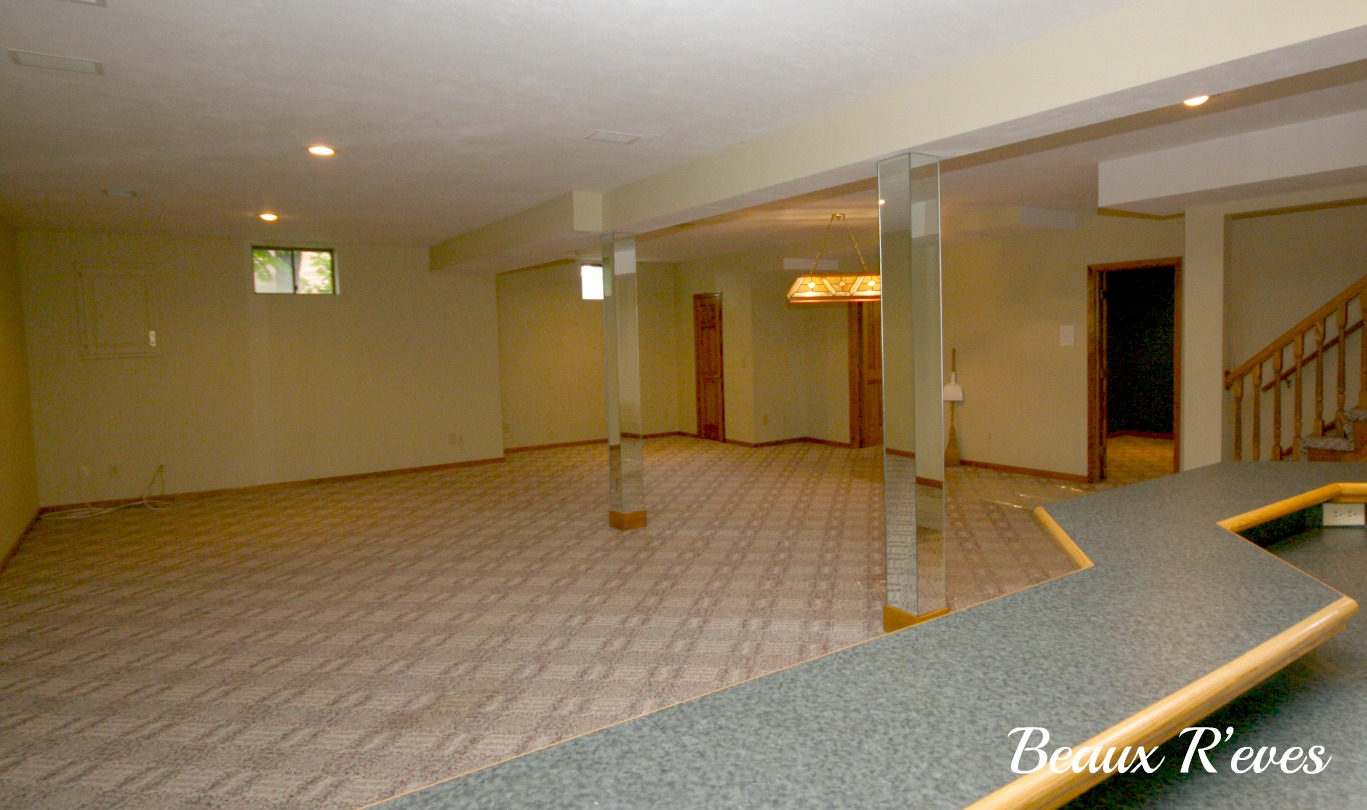 Beaux R'eves: Remodeling a Groovy 70's Basement