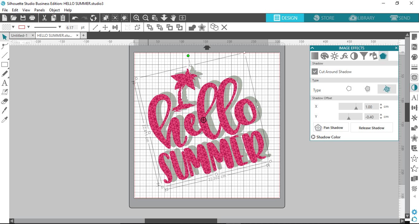 Drop Shadow Feature in Silhouette V4.1 | Design Bundles