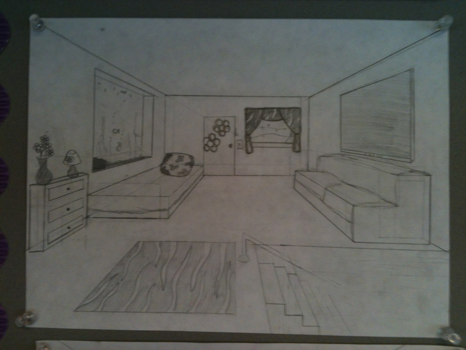 Irvington Community Middle School Art: Dream Rooms-One-Point ...