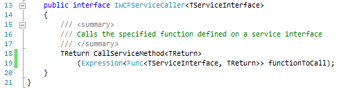 Calling WCF Service Methods With One Line Of Code Calling WCF Service Methods With One Line Of Code