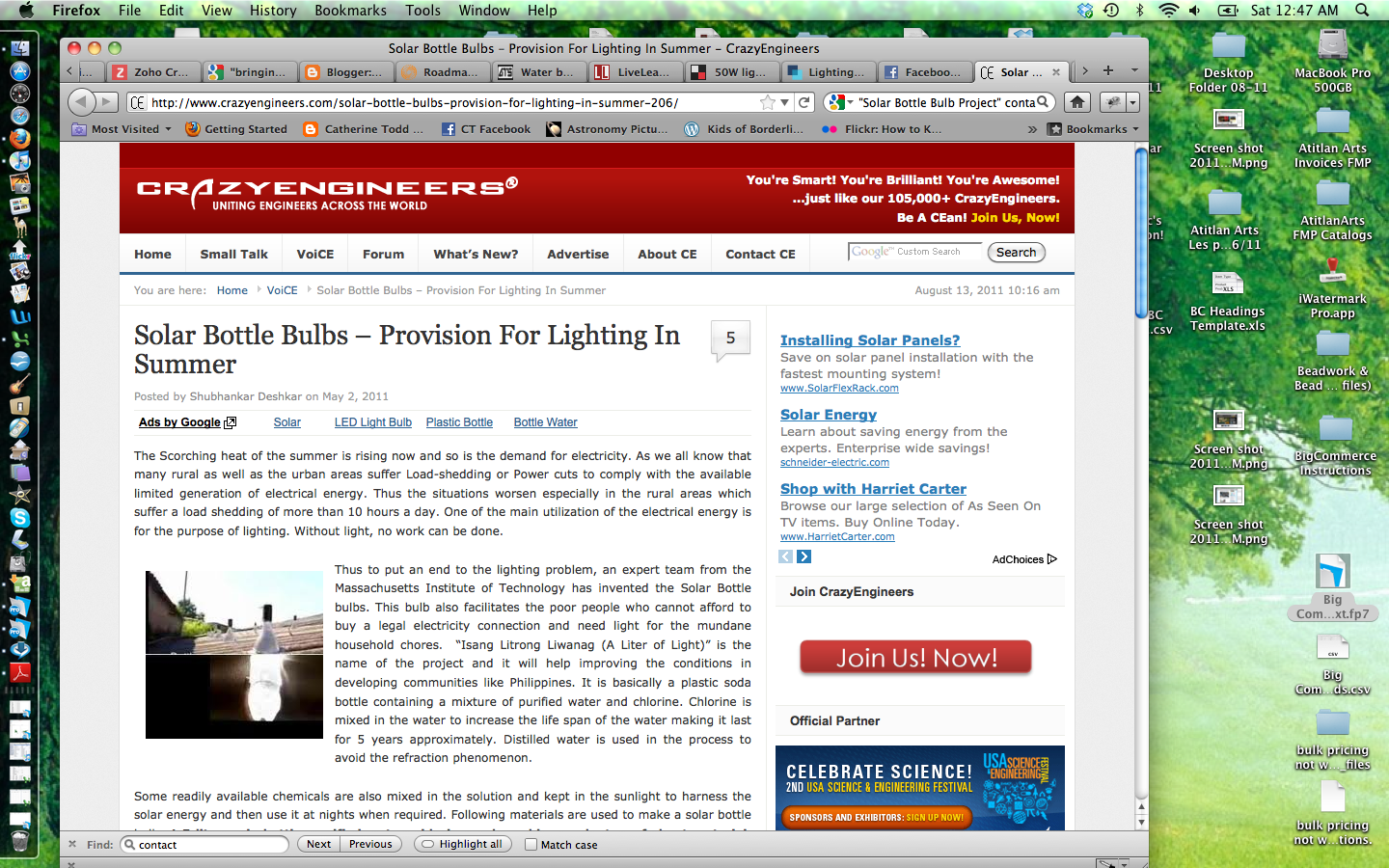 Eco~Architecture & Eco~Living: A Liter of Light: Solar Bottle Bulbs ...