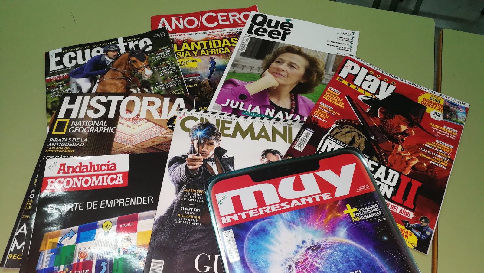 biblioteca iesburguillos: NUEVAS REVISTAS EN BIBLIOTECA