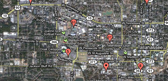 FSUDirtyDeeds: FSU campus maps