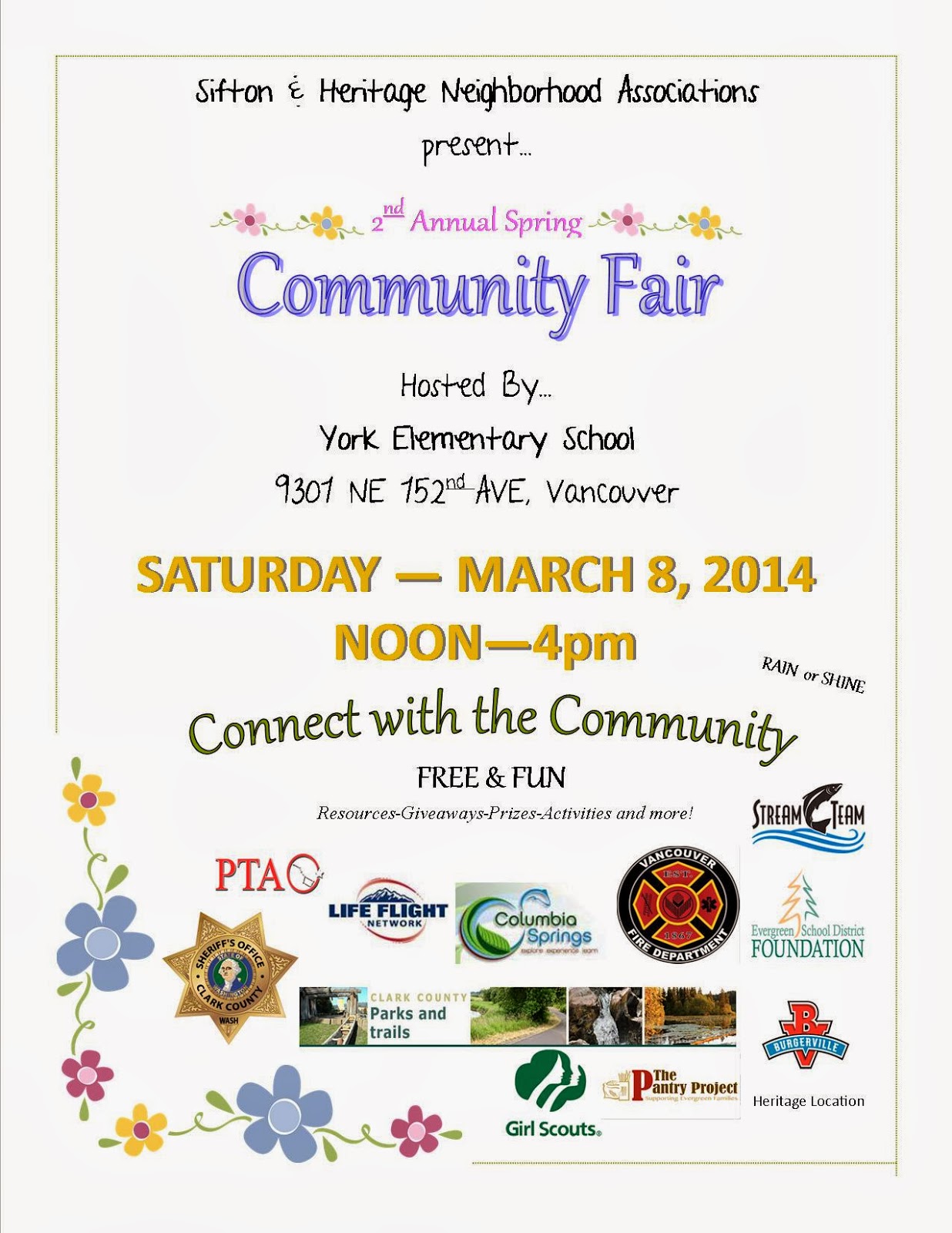 Sifton Neighborhood Association: 2nd Annual Community Fair tomorrow!