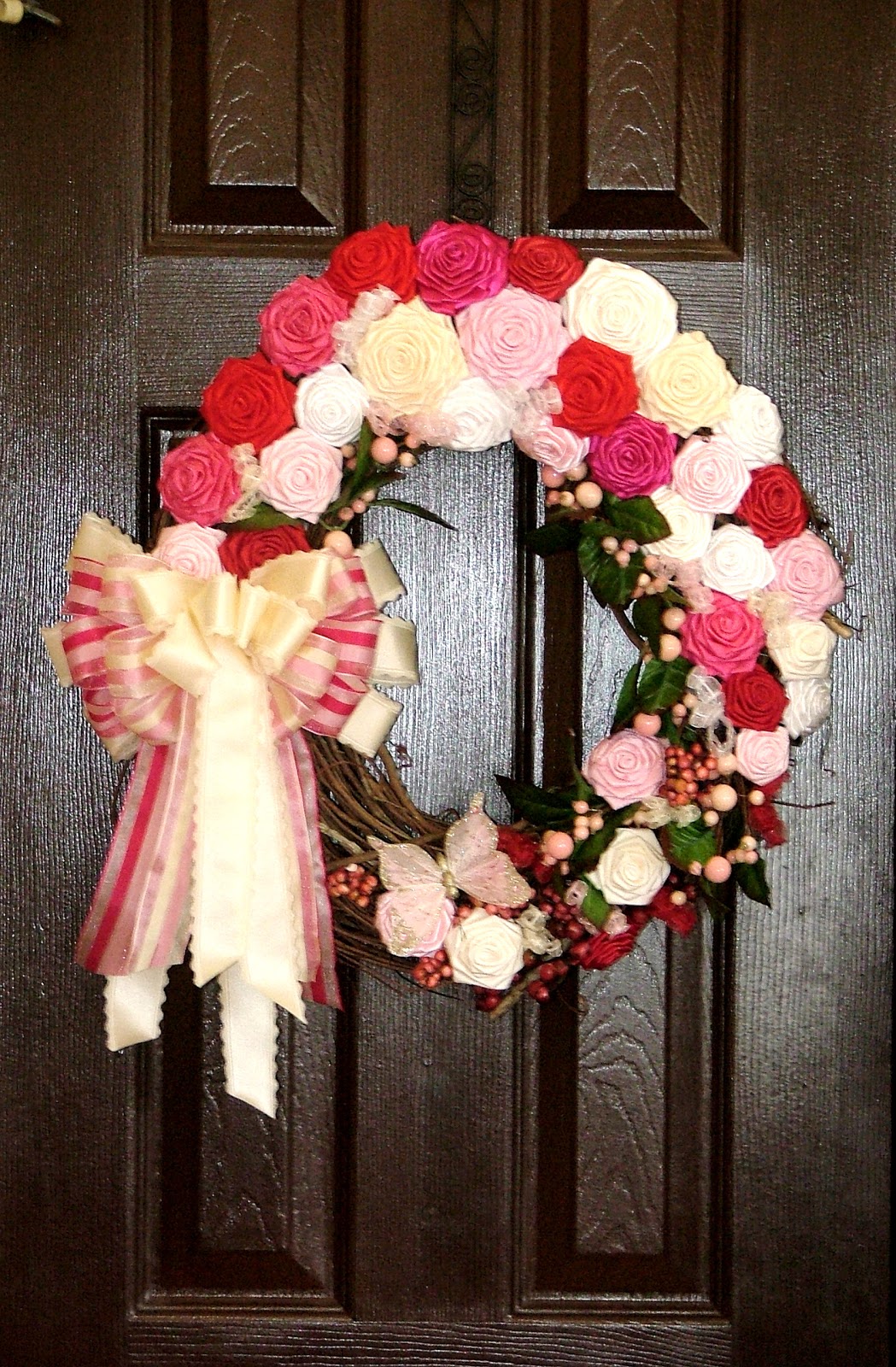 Andrea's Bow Cottage: Ribbon Roses