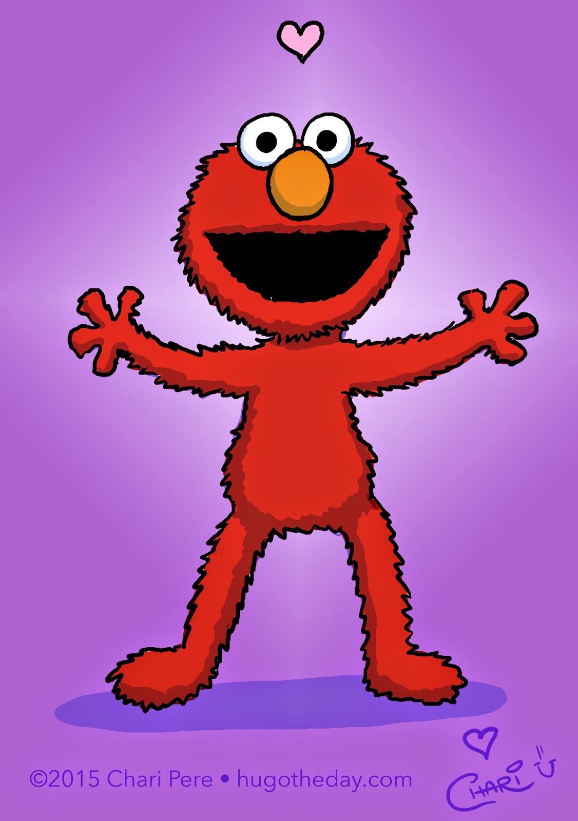 Hug O' The Day: Elmo Hug!