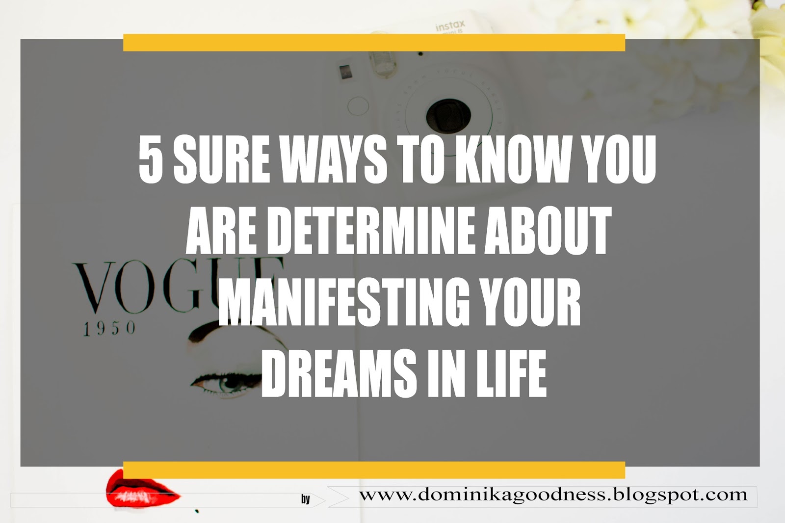 Give determination to your dreams|| 5 sure ways to know you are ...