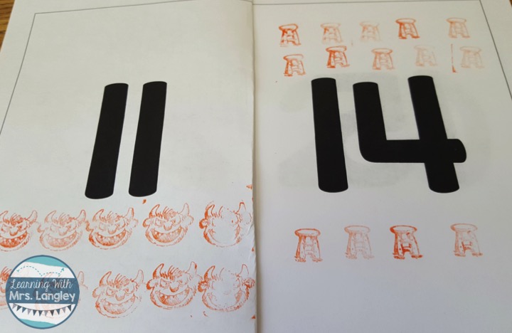 Number Stamping FREEBIE! | Learning with Mrs. Langley
