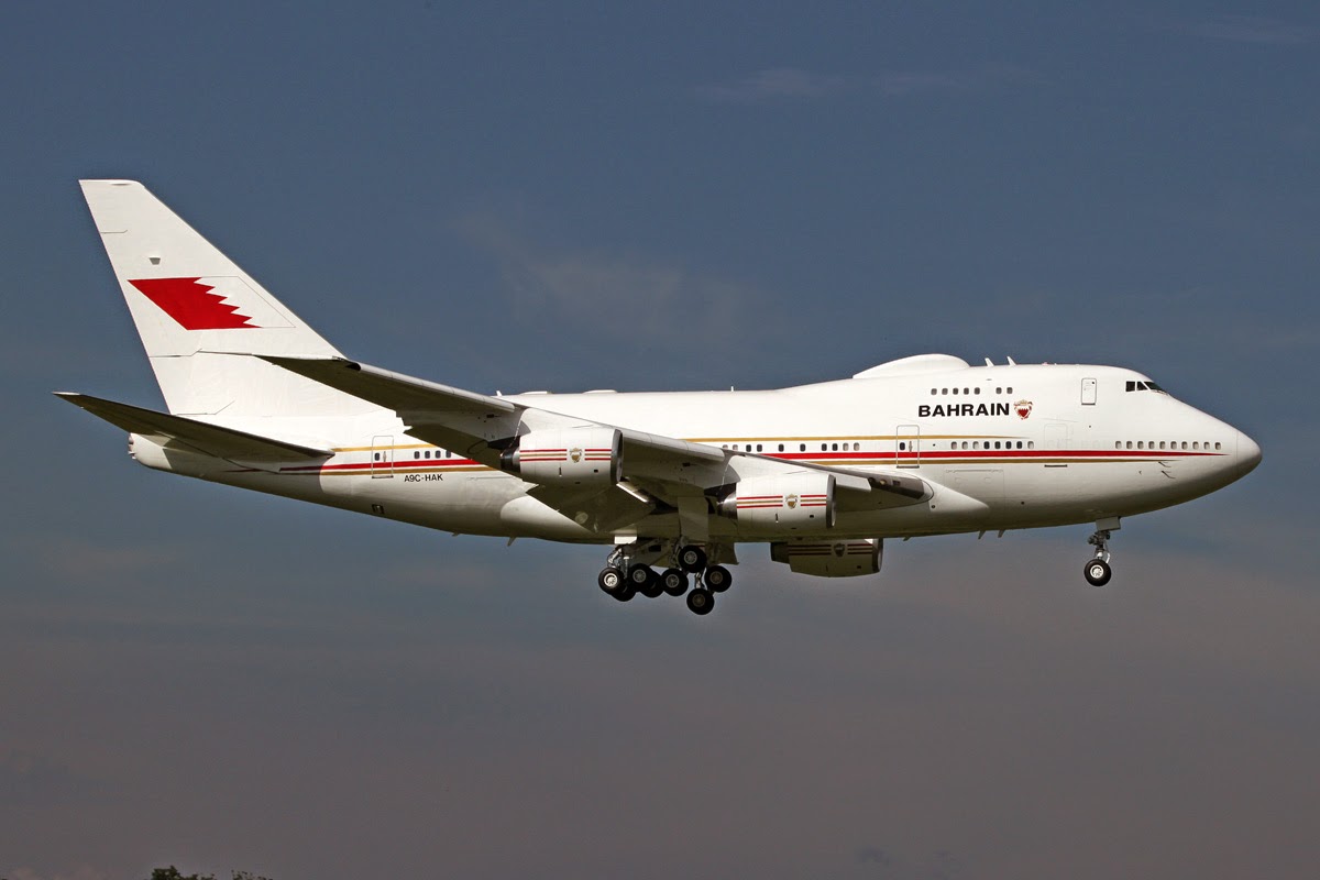 Planes and Trains - Planes 2014: A9C-HAK / Boeing 747SP-Z5 / Bahrain ...