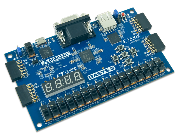 Basys™3 Artix-7 FPGA Board - Digilent | Kit Board Mạch Phát Triển