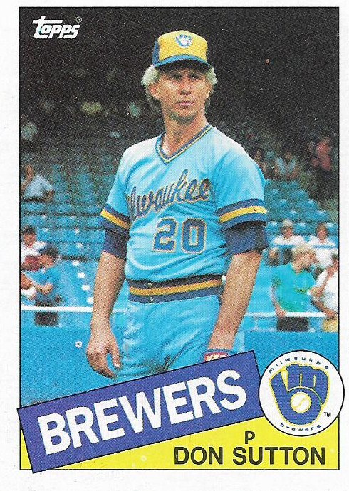 1985 Topps: #729 - Don Sutton 1985 Topps: #729 - Don Sutton