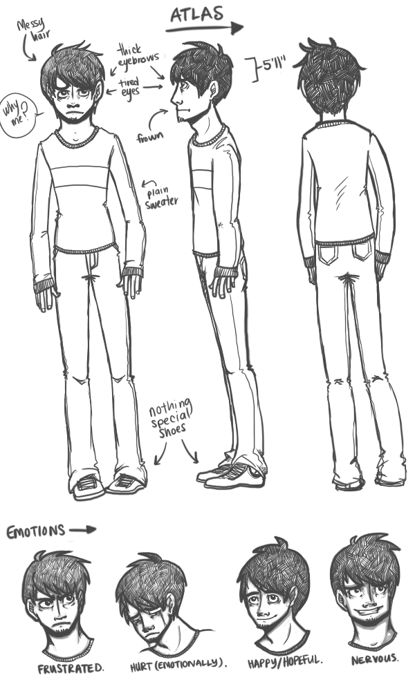 Emily Pellini - Understanding Comics: Character Design Model Sheet and ...